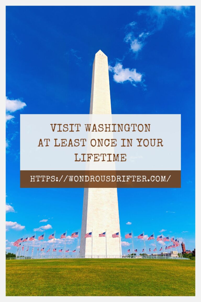 Reasons to visit Washington at least once in your lifetime. #bucketlist